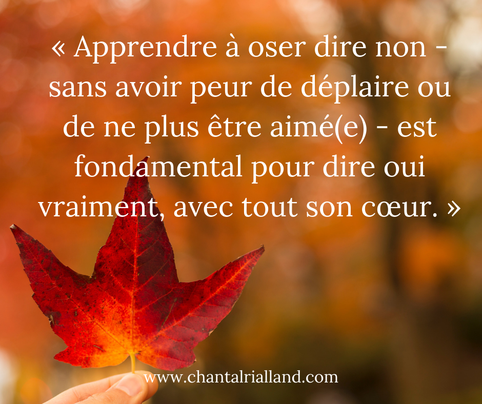 Oser Dire Non Mon Big Bang Intérieur